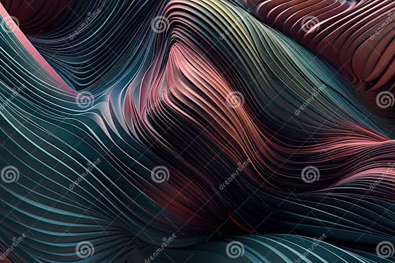 Abstract 3D Surface Wallpaper Stock Illustration - Illustration of copy, prism: 302261624
