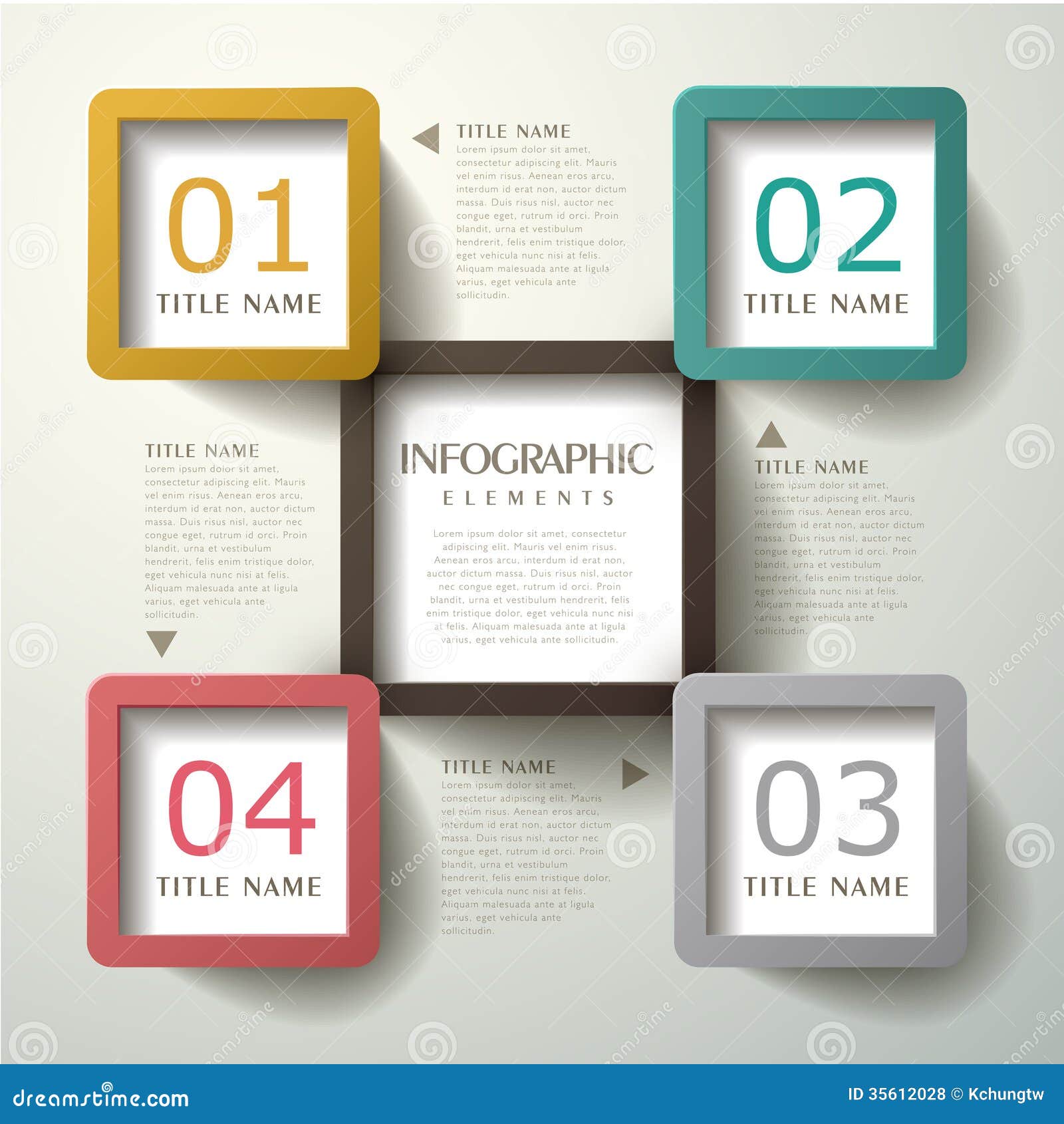 Abstract 3d Tag Infographics Stock Vector - Illustration of label ...