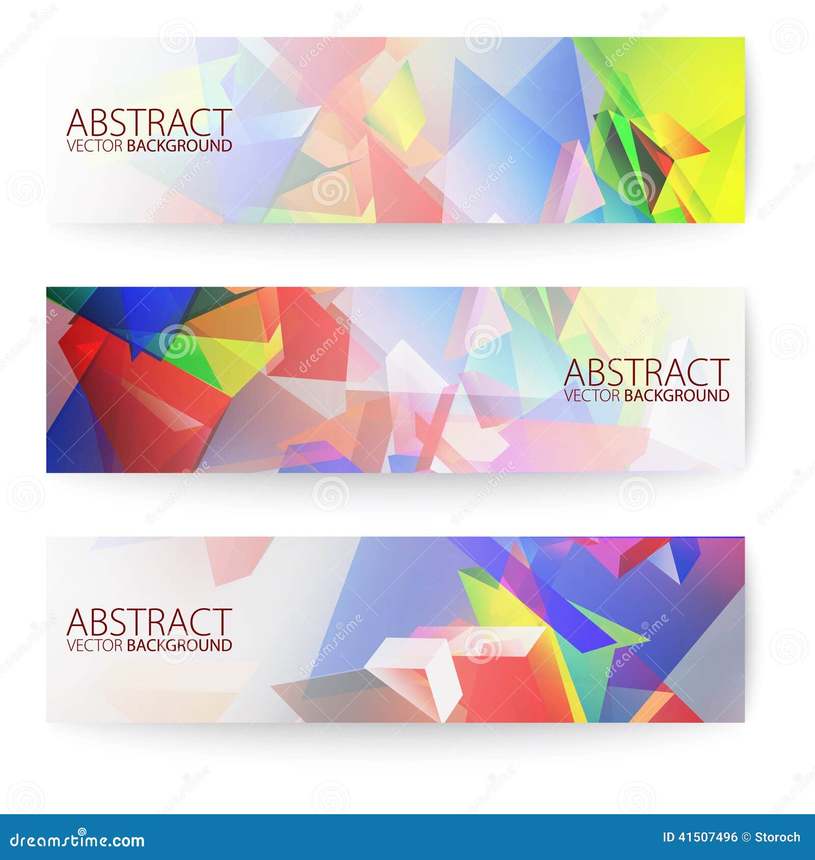 Abstract 3d Triangular Banners Set. Stock Vector - Illustration of ... Abstract 3d Triangular Banners Set. Stock Vector - Illustration of ...