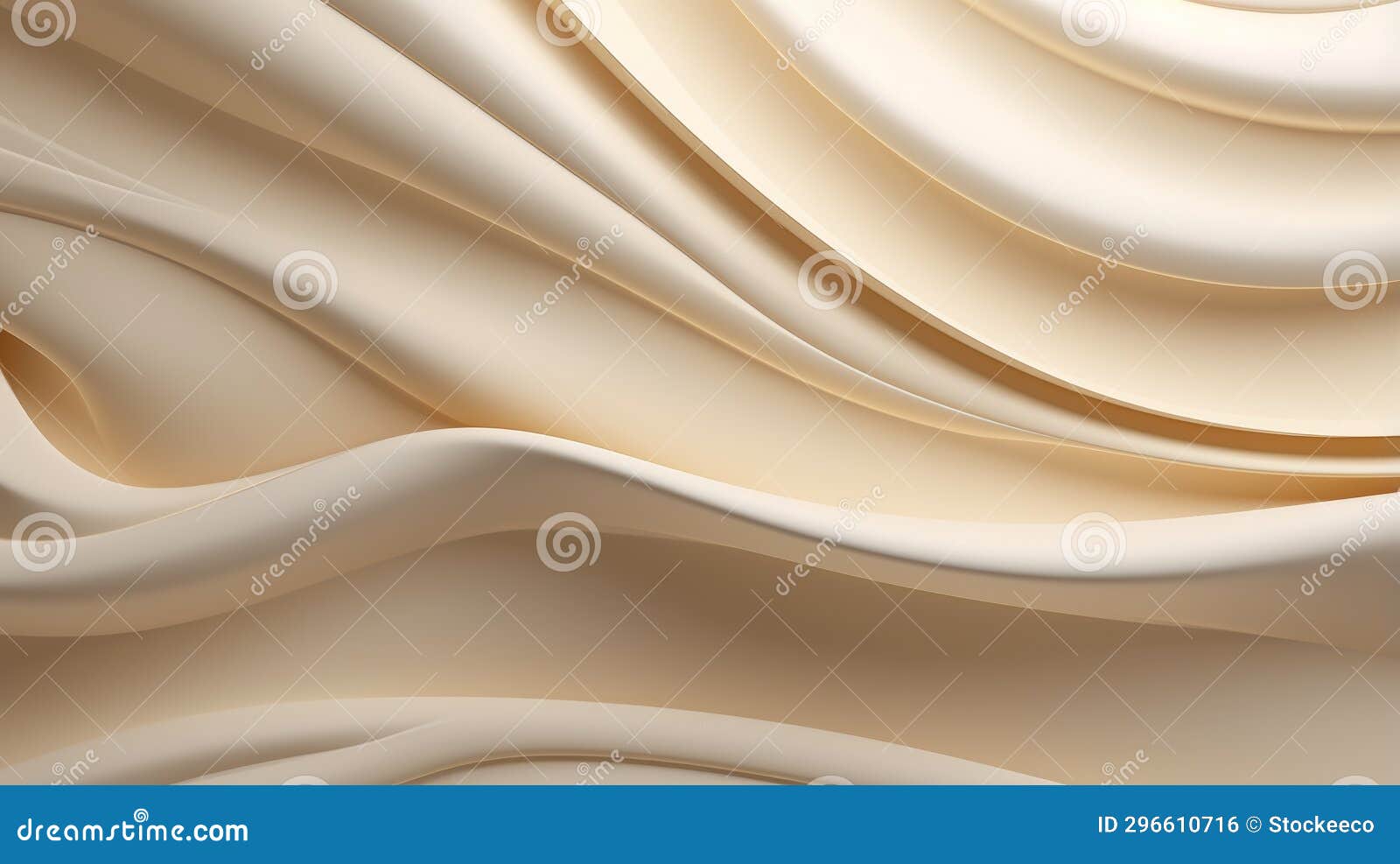 Abstract 3d Vector Waves on Beige Textured Background Stock ...