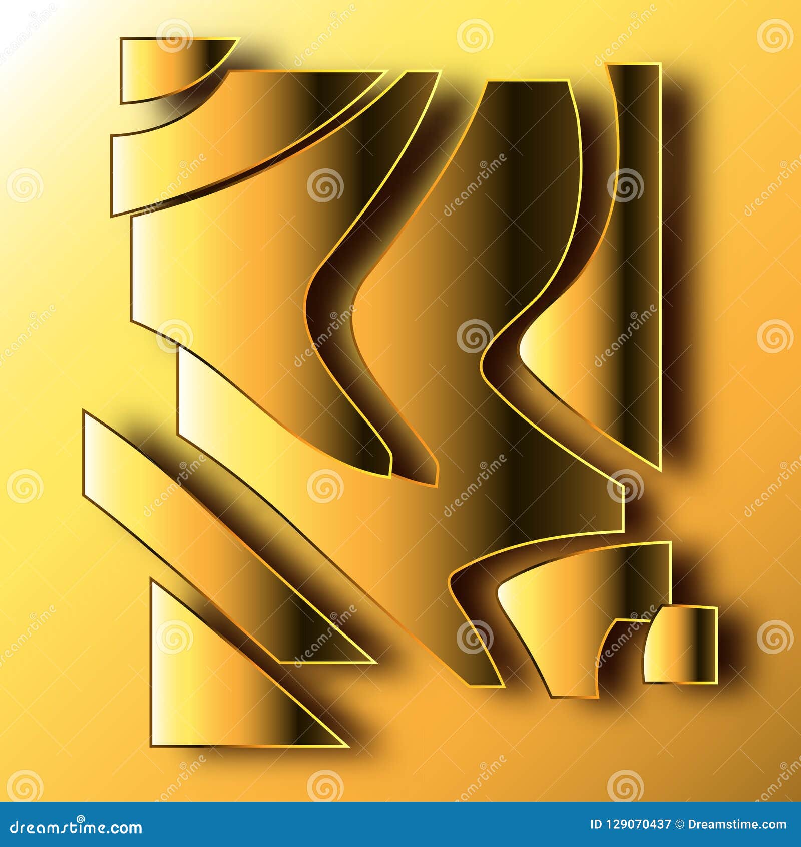 Abstract 3D Volumetric Icon. Stock Vector - Illustration of design ...