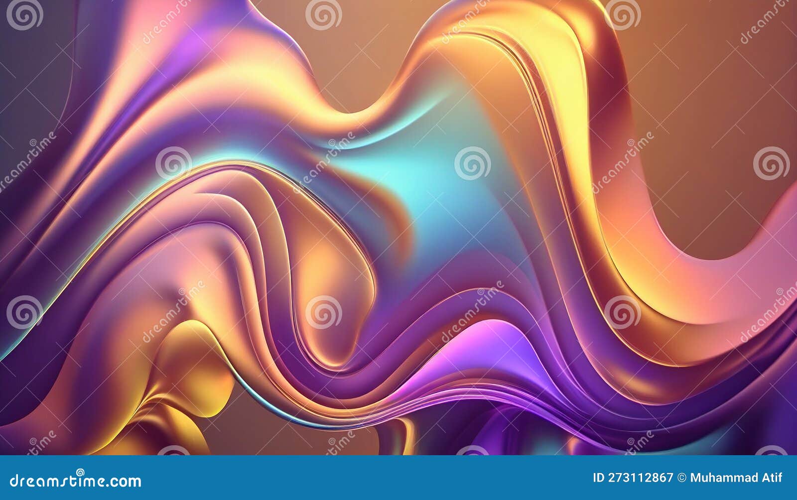 Abstract 3d Wavy Textured Background. Stock Illustration - Illustration ...