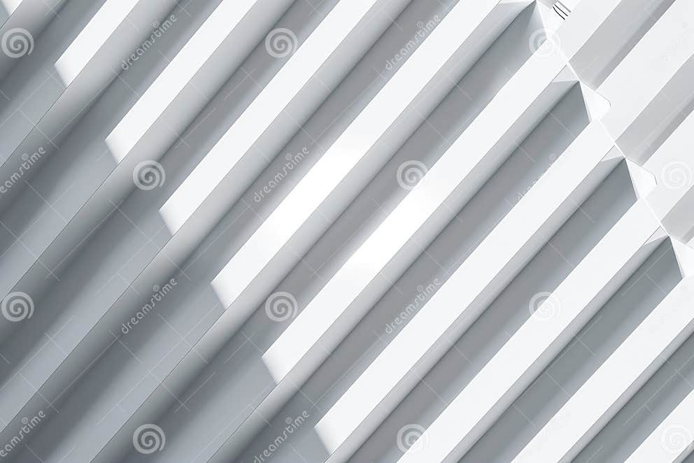 Abstract 3d White Diagonal Line with Grey Shadow in Architectural ...