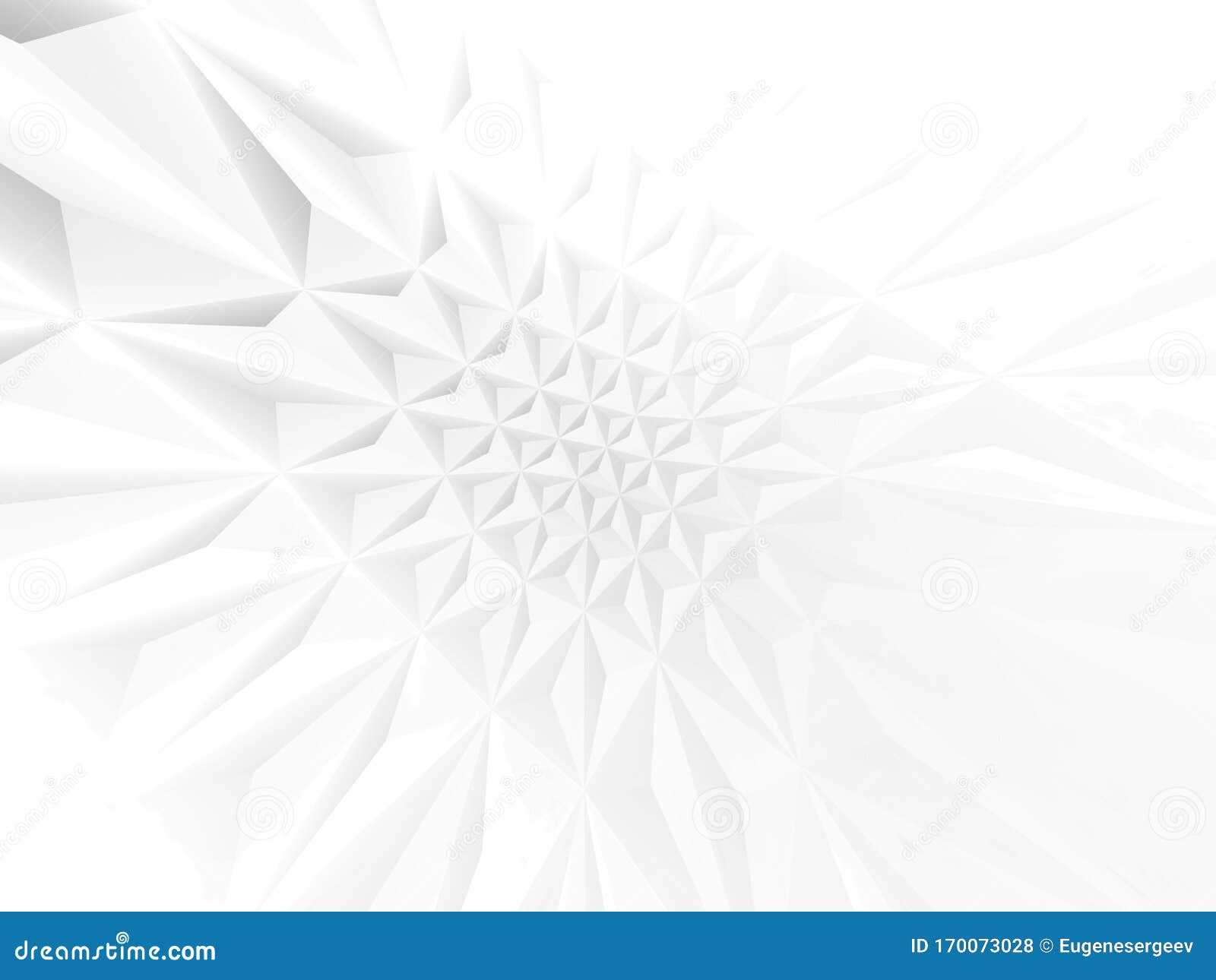 Abstract 3 D White Digital Background Pattern Stock Illustration ...