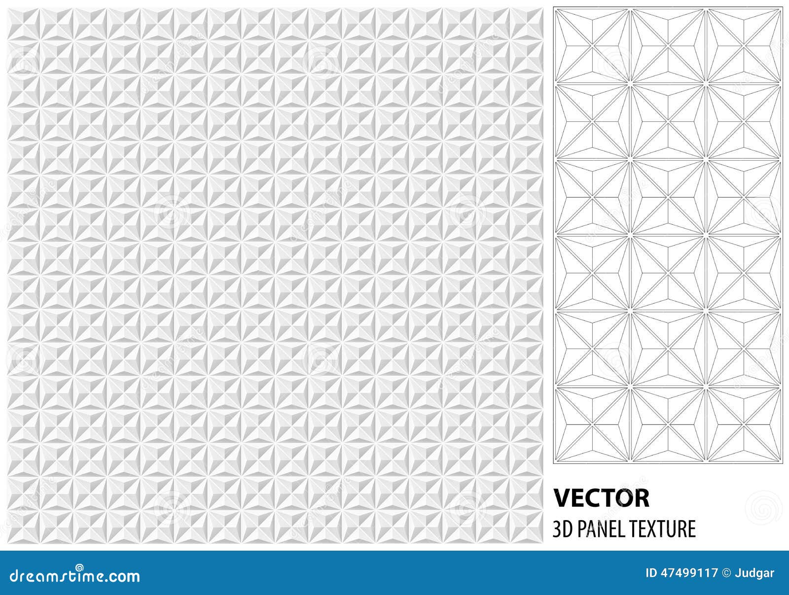 Abstract 3d White Geometric Background. White Seamless Texture With ...