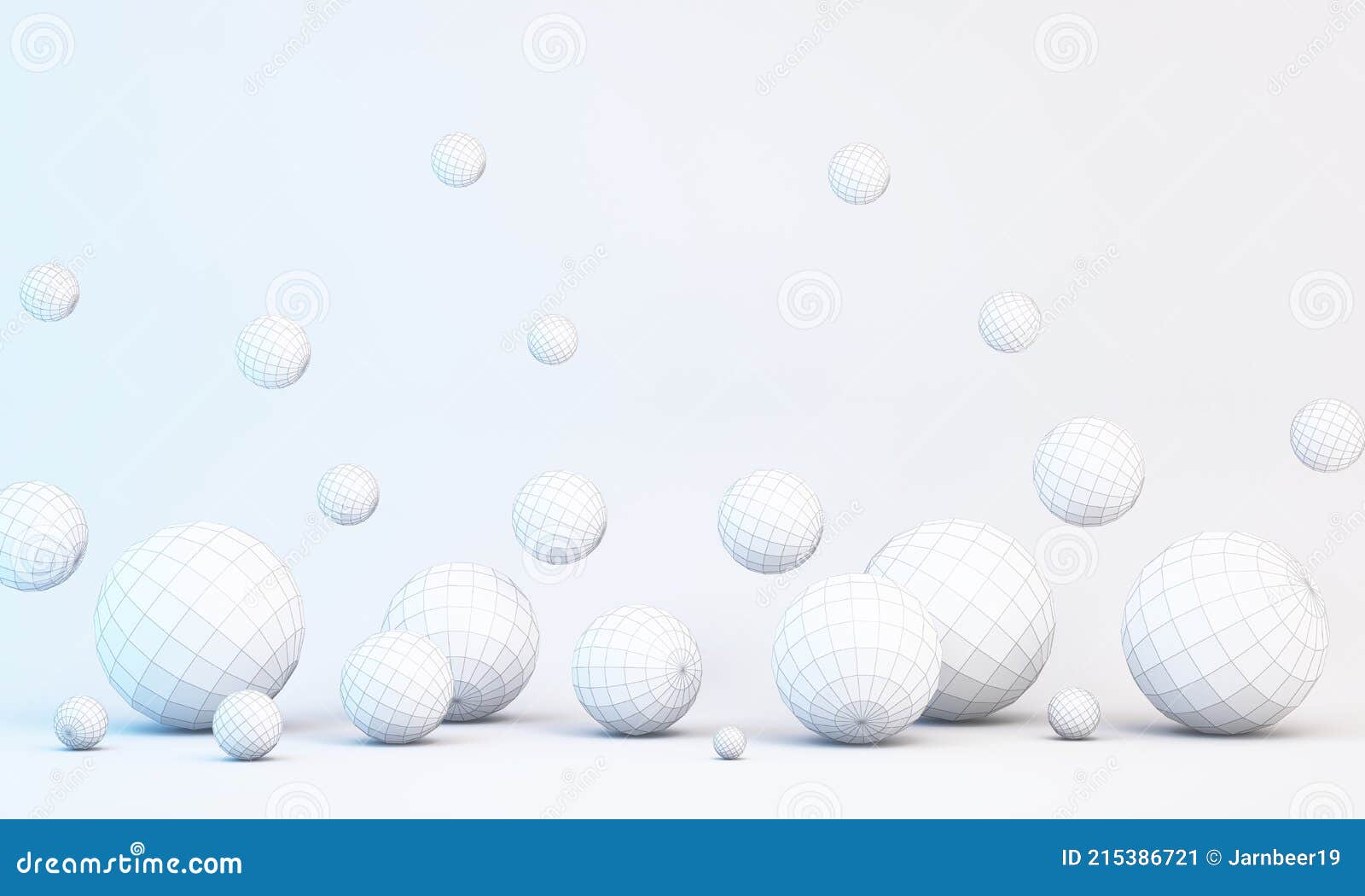 Abstract 3d White Geometric Shapes on White Background Stock ...