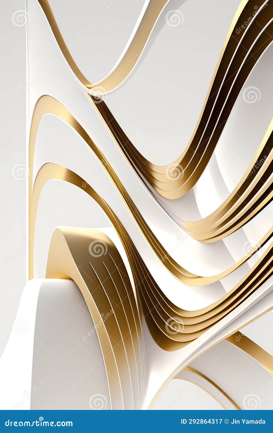 Abstract 3d White and Gold Wavy Background. Vector Illustration Stock ... Abstract 3d White and Gold Wavy Background. Vector Illustration Stock ...