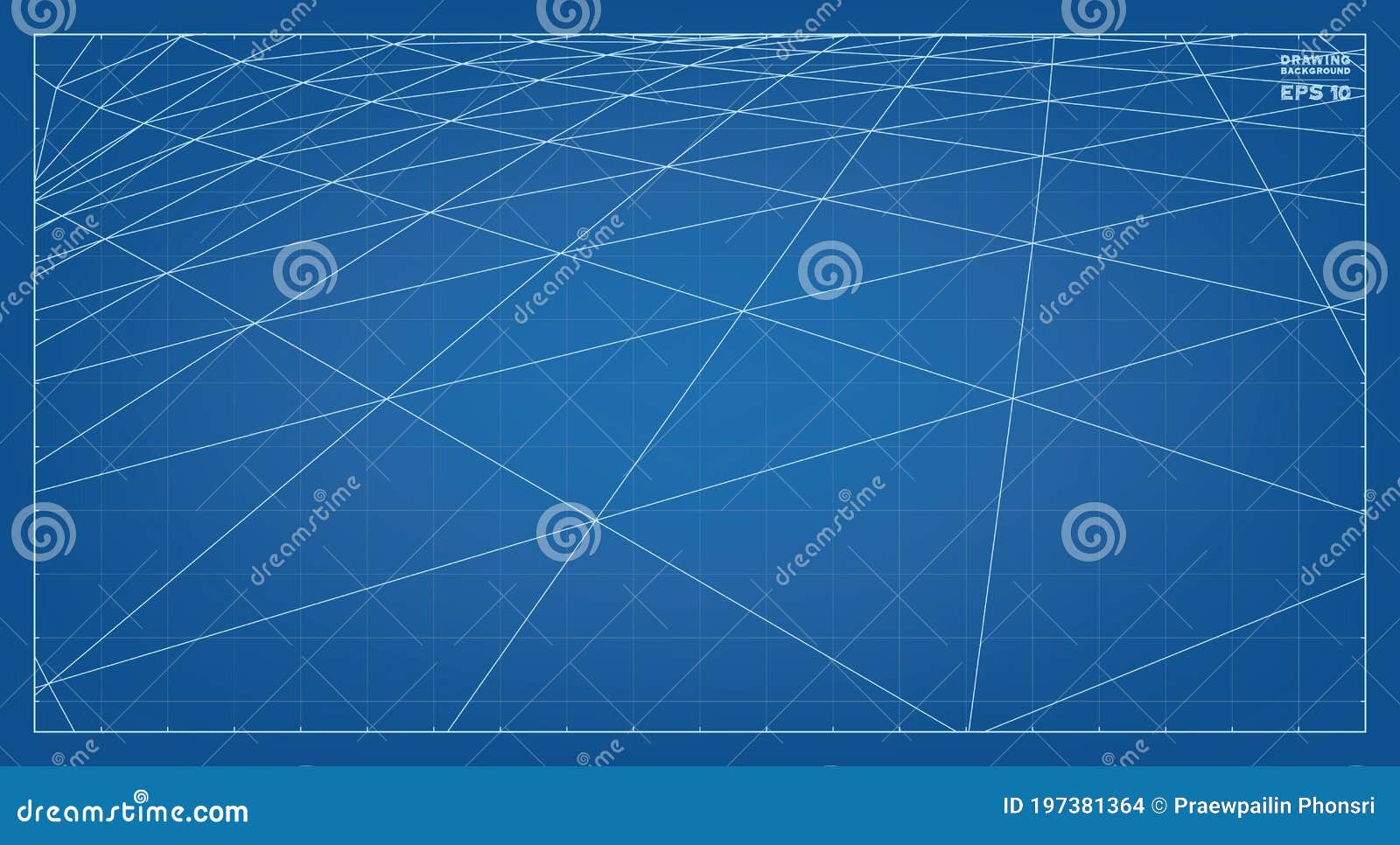 Abstract 3D Wireframe Pattern of Surrounding Contour Pattern. Vector 3D ...