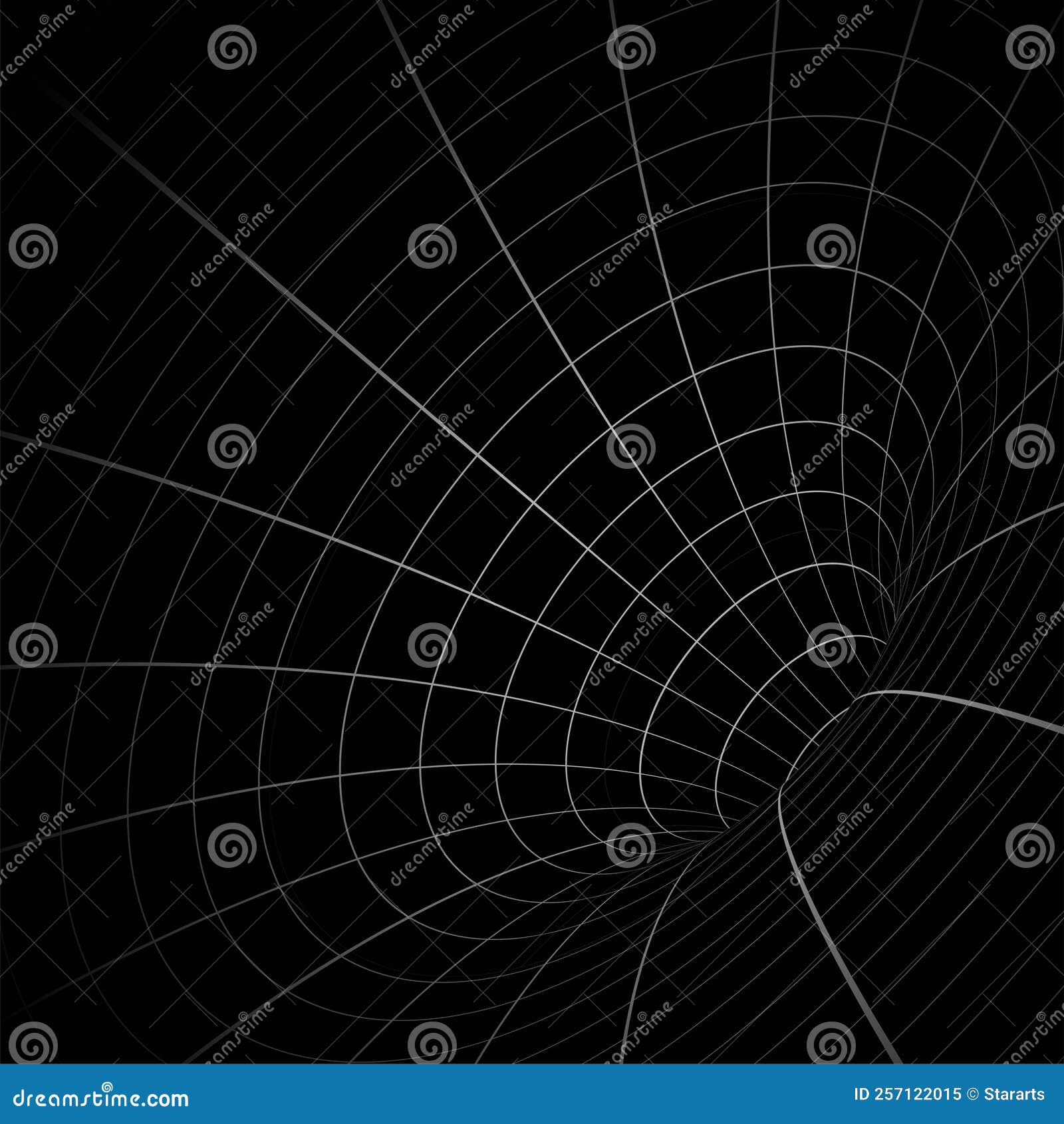 Abstract 3d Wireframe Tunnel Vector Design Vector Stock Vector ...