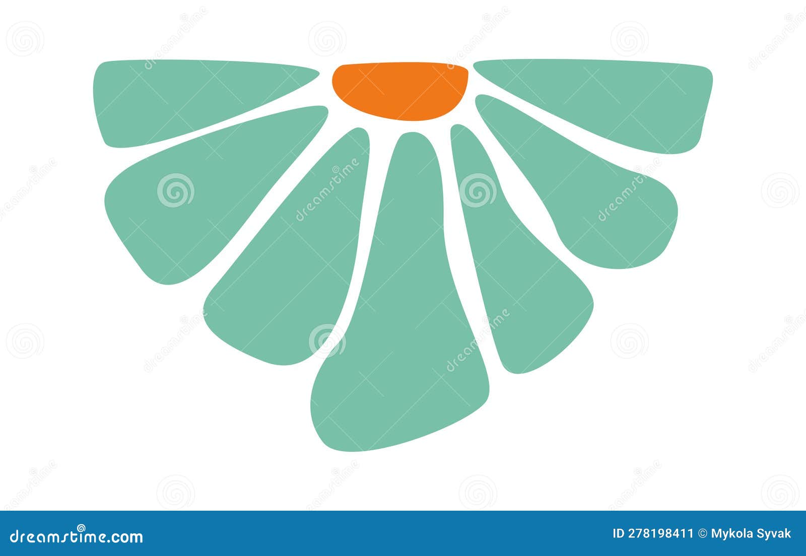 Abstract Daisy Flower stock vector. Illustration of summer - 278198411