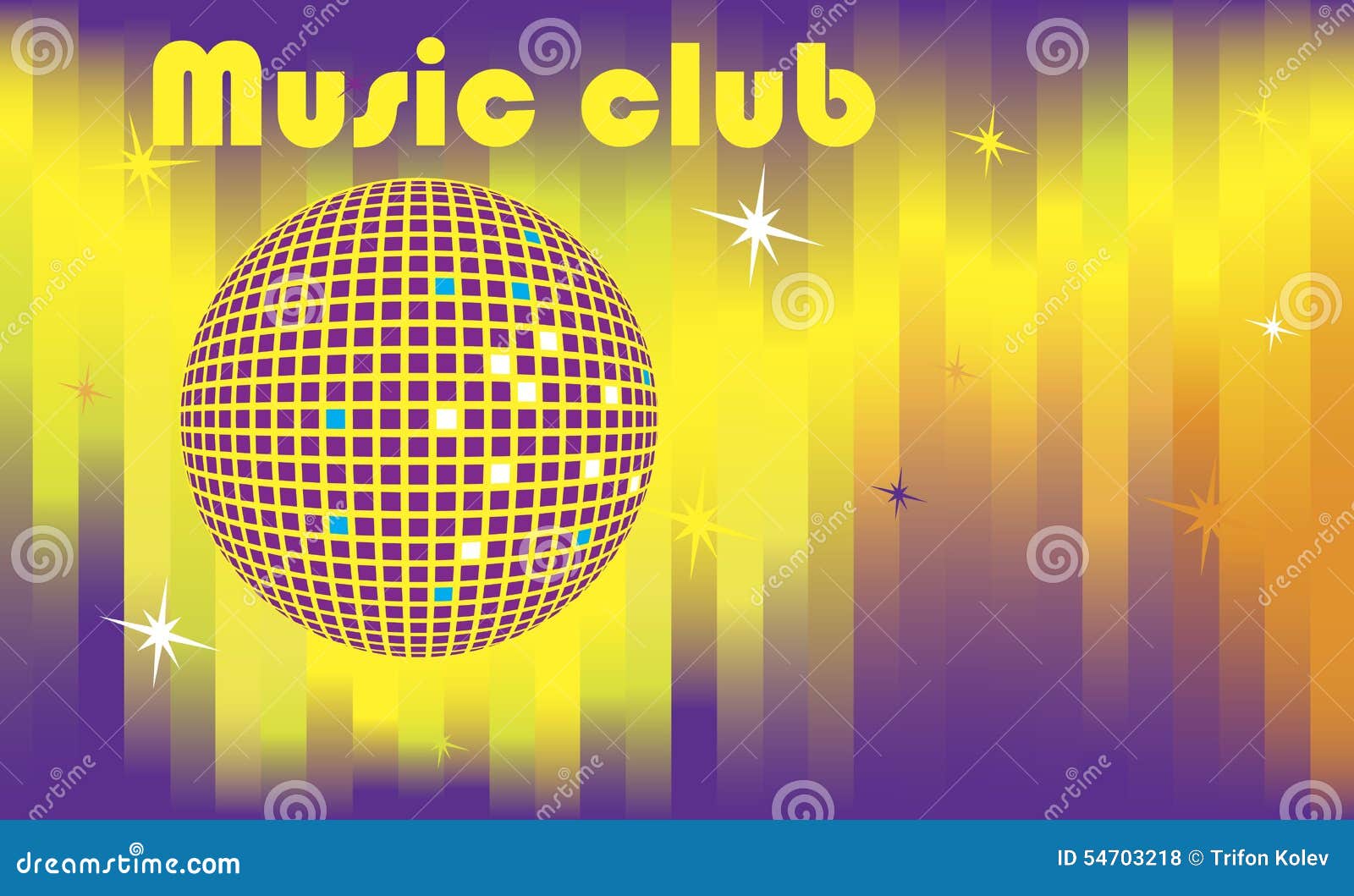 Abstract Dance Club Banner,Invitation Card. Stock Vector - Illustration ...