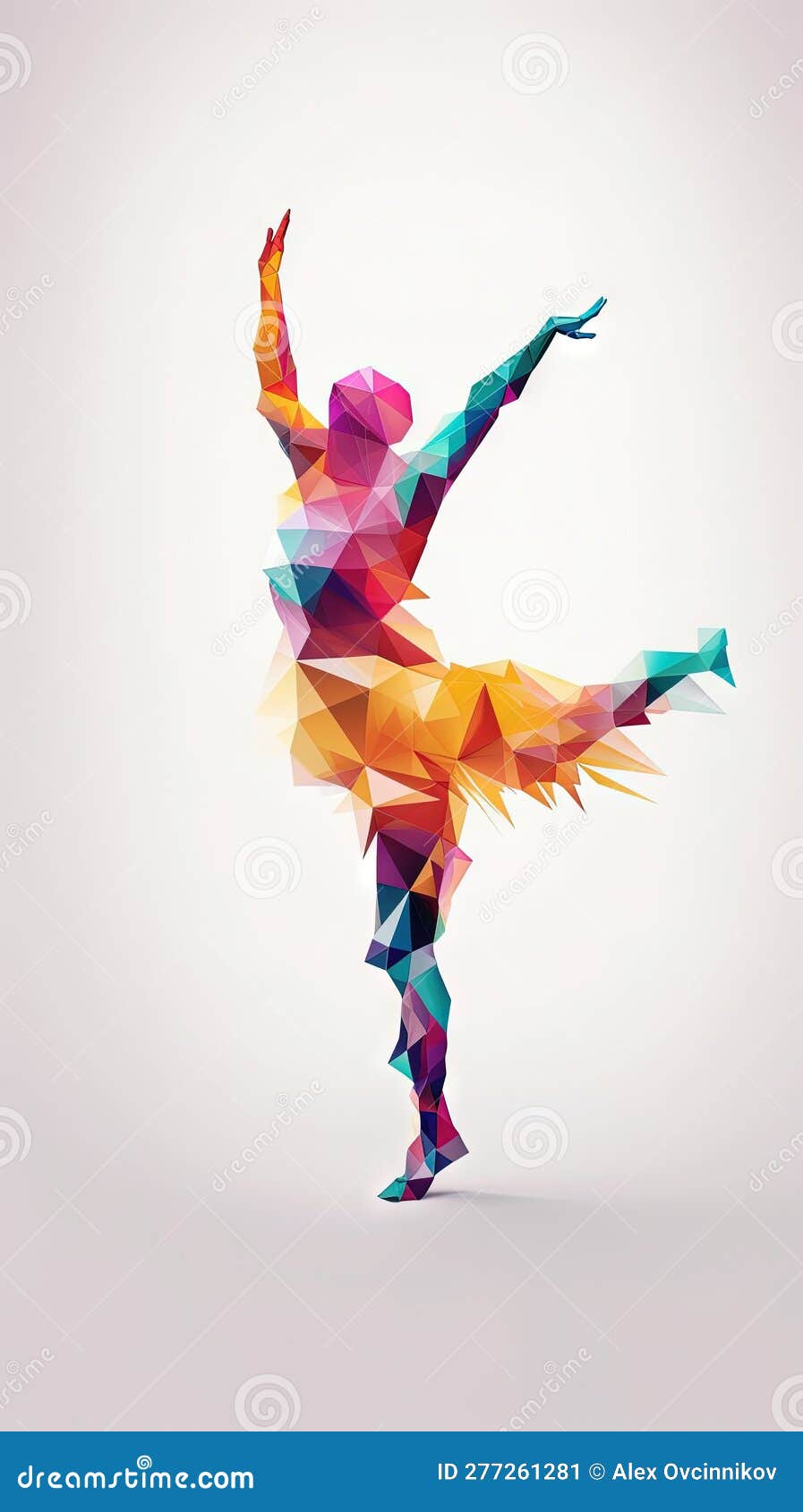 Abstract Dance Pattern by Young Adult. Perfect for Posters and Web ...