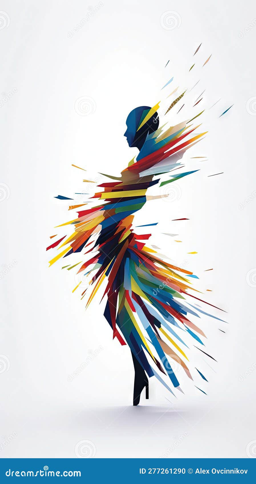 Abstract Dance Pattern by Young Adult. Perfect for Posters and Web ...