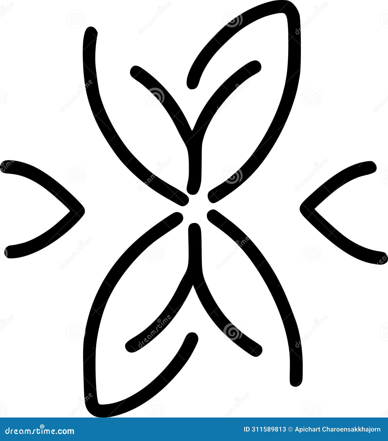 An Abstract Dance of Texture and Form Stock Illustration - Illustration ...