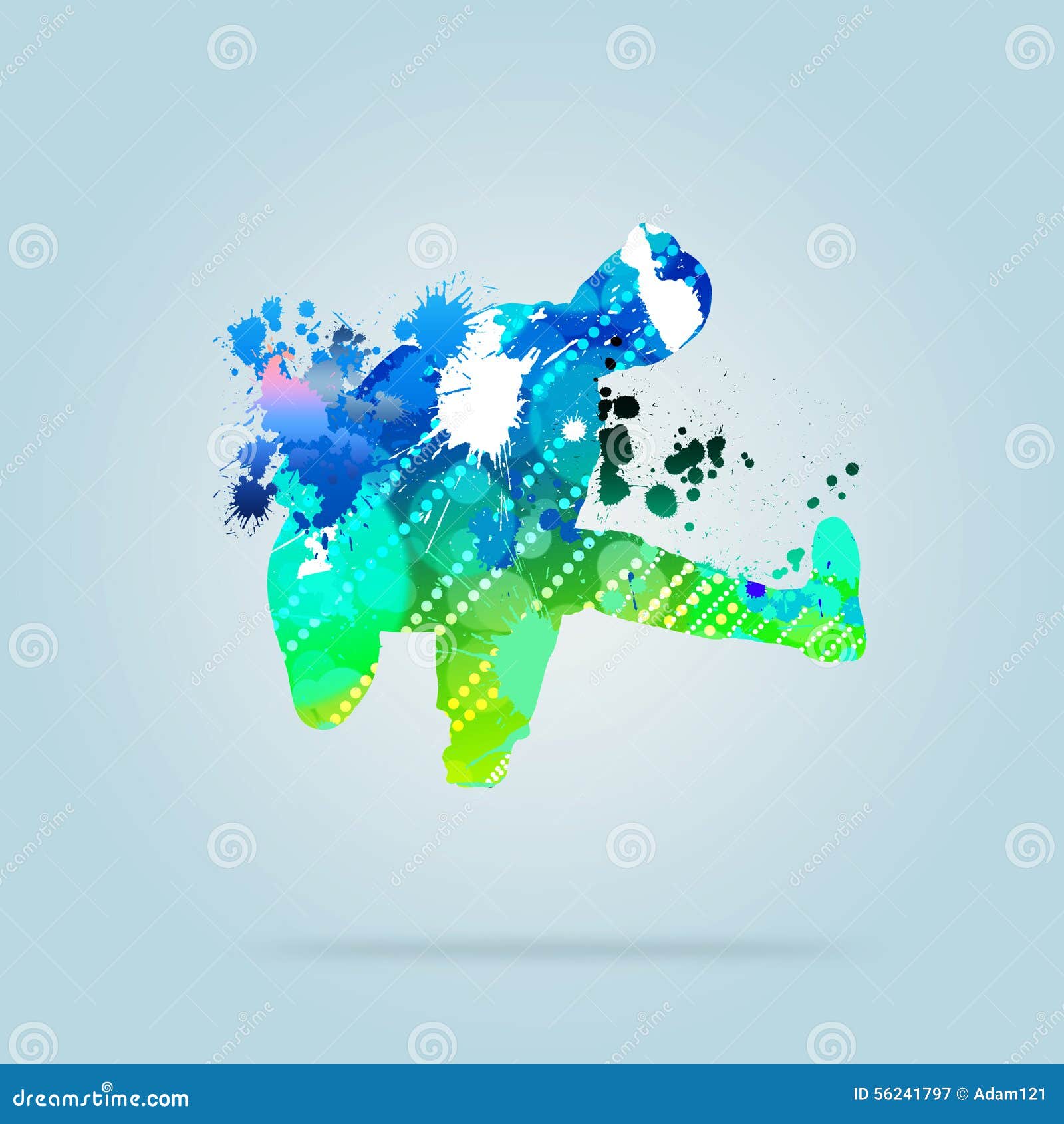 Abstract dancer stock image. Image of dance, poster, movement - 56241797