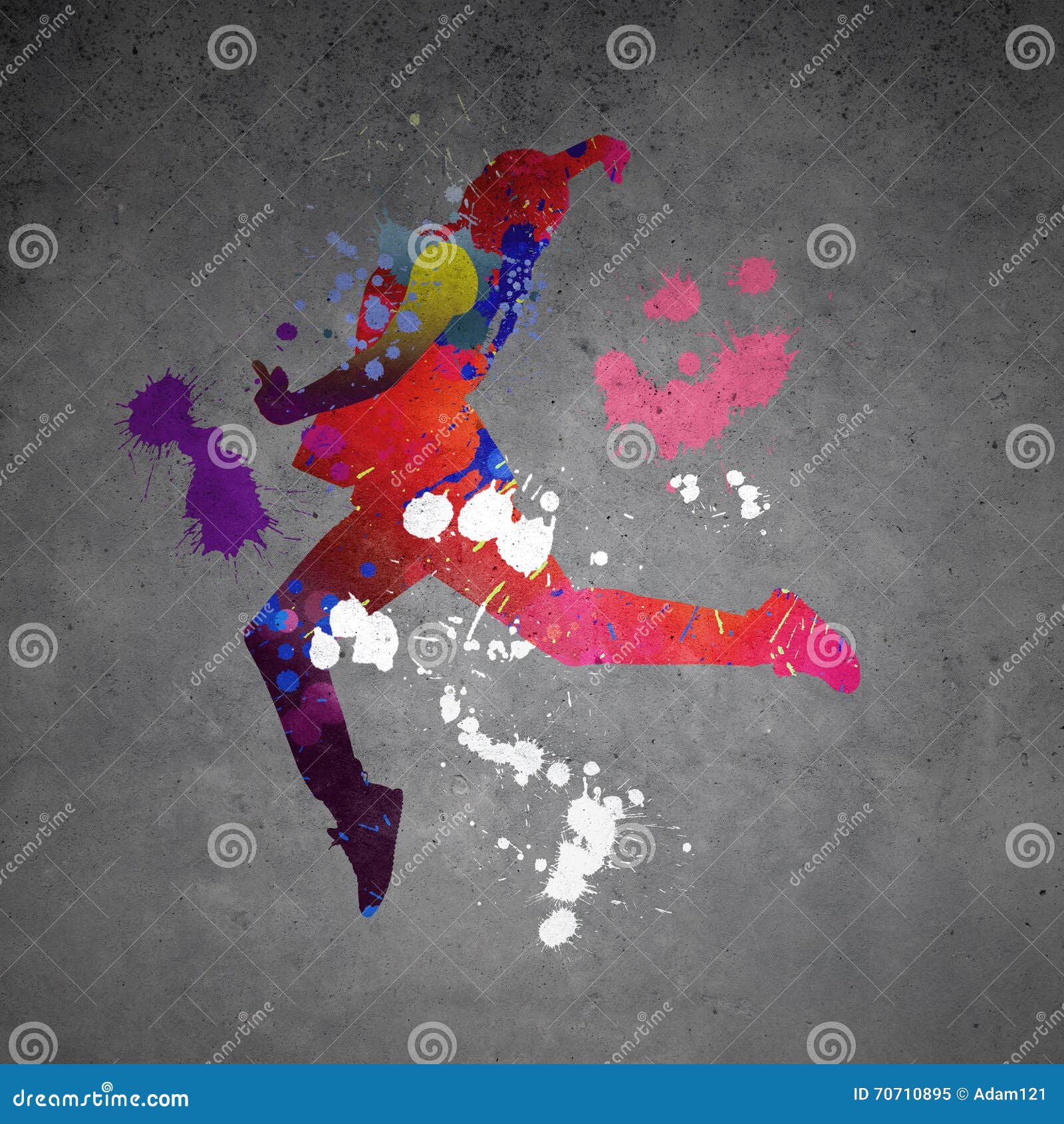 Abstract dancer stock image. Image of abstract, dancer - 70710895