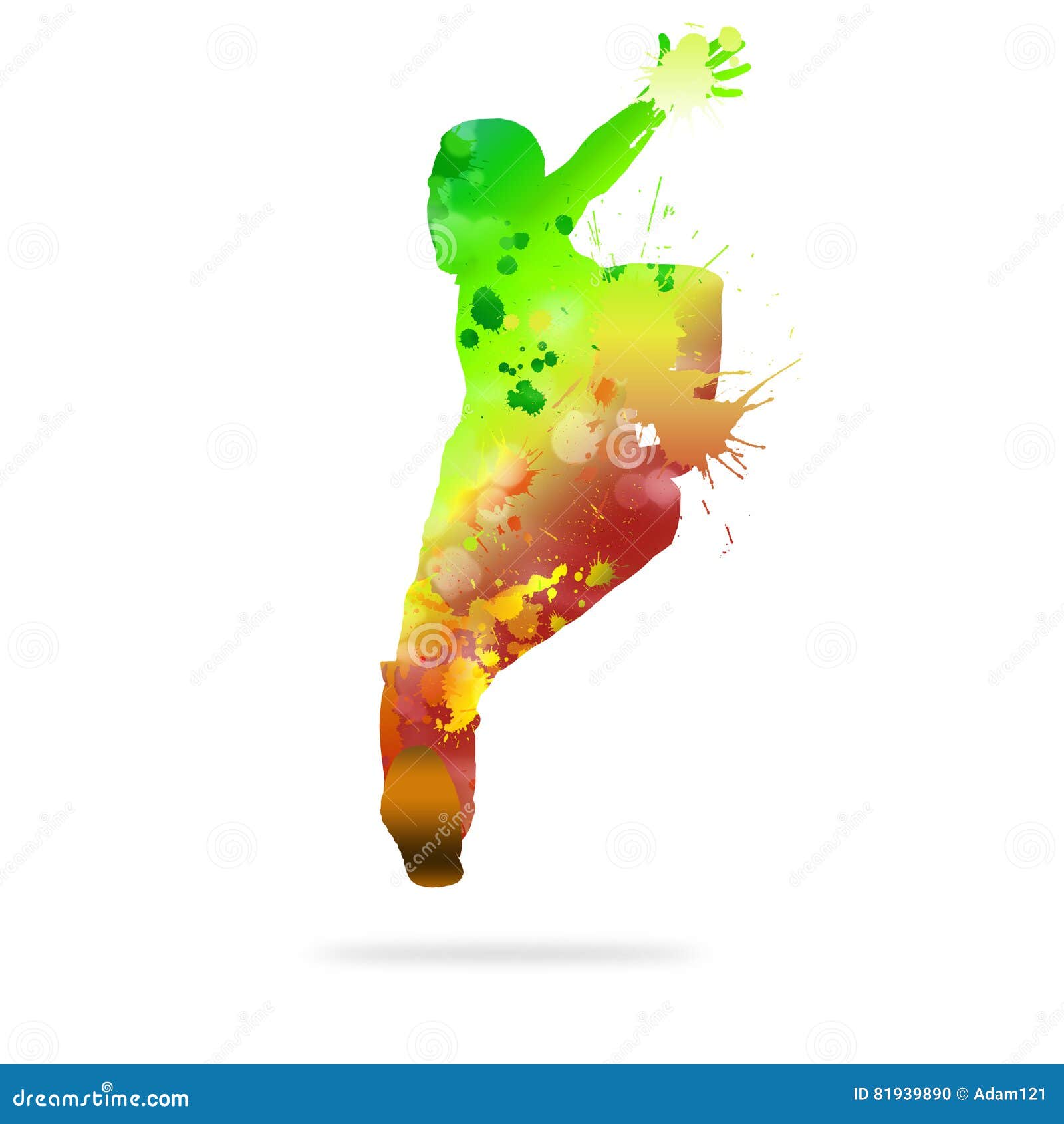 Abstract dancer stock photo. Image of cool, design, party - 81939890