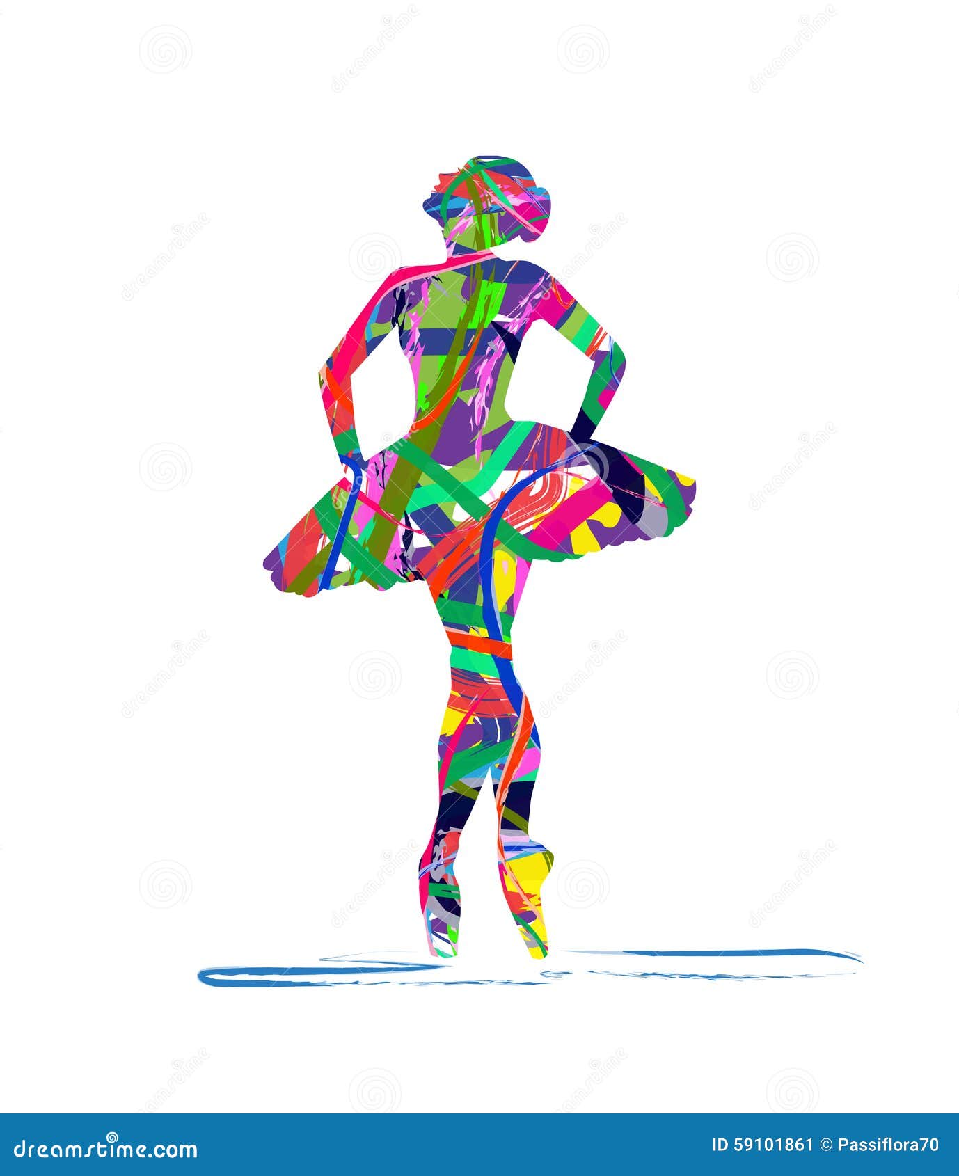 Abstract Dancer stock vector. Illustration of vector - 59101861