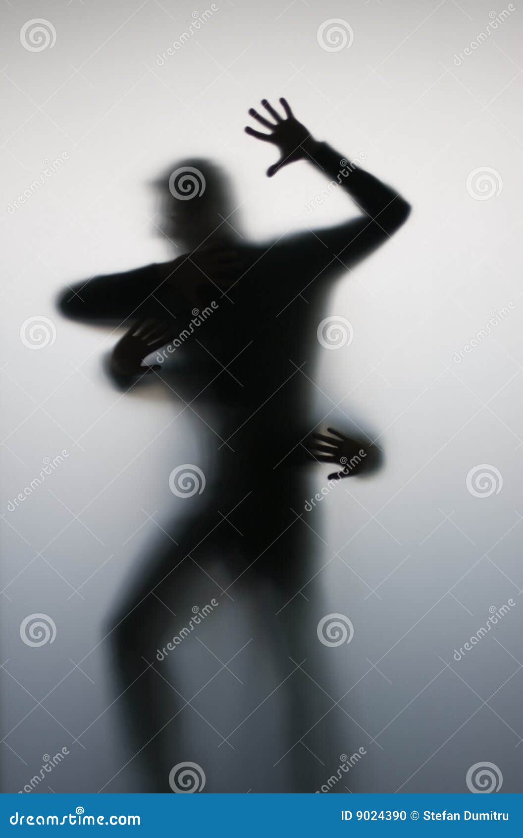 Abstract: Dancing stock photo. Image of human, glass, monochrome - 9024390
