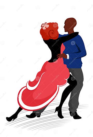 Abstract Dancing Couple Stock Illustration Illustration Of Couple
