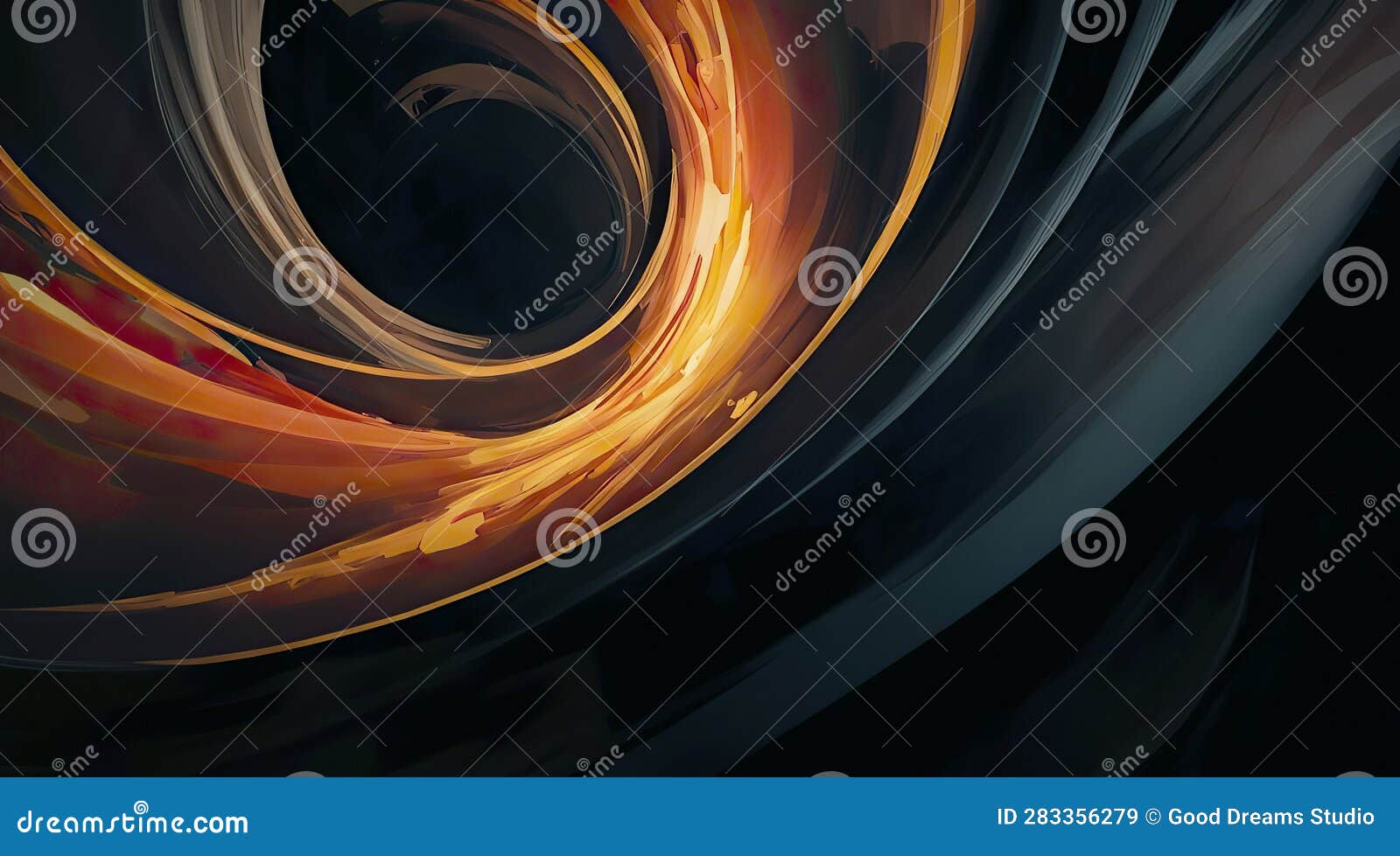 Abstract Dark Background. Abstract Expressionism Stock Illustration ...