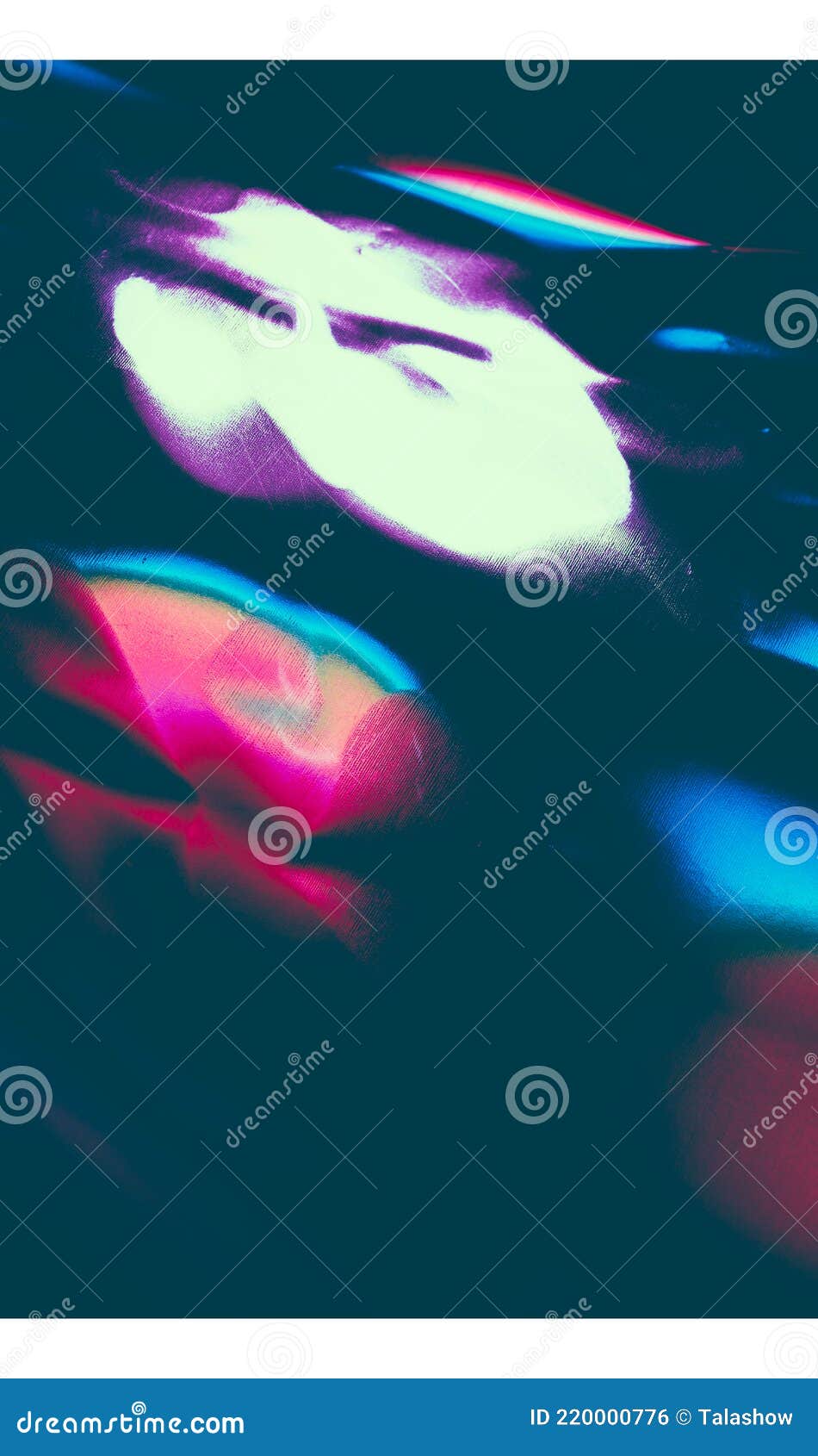 Abstract Dark Background with Broken Colored Patterns Stock Photo ...