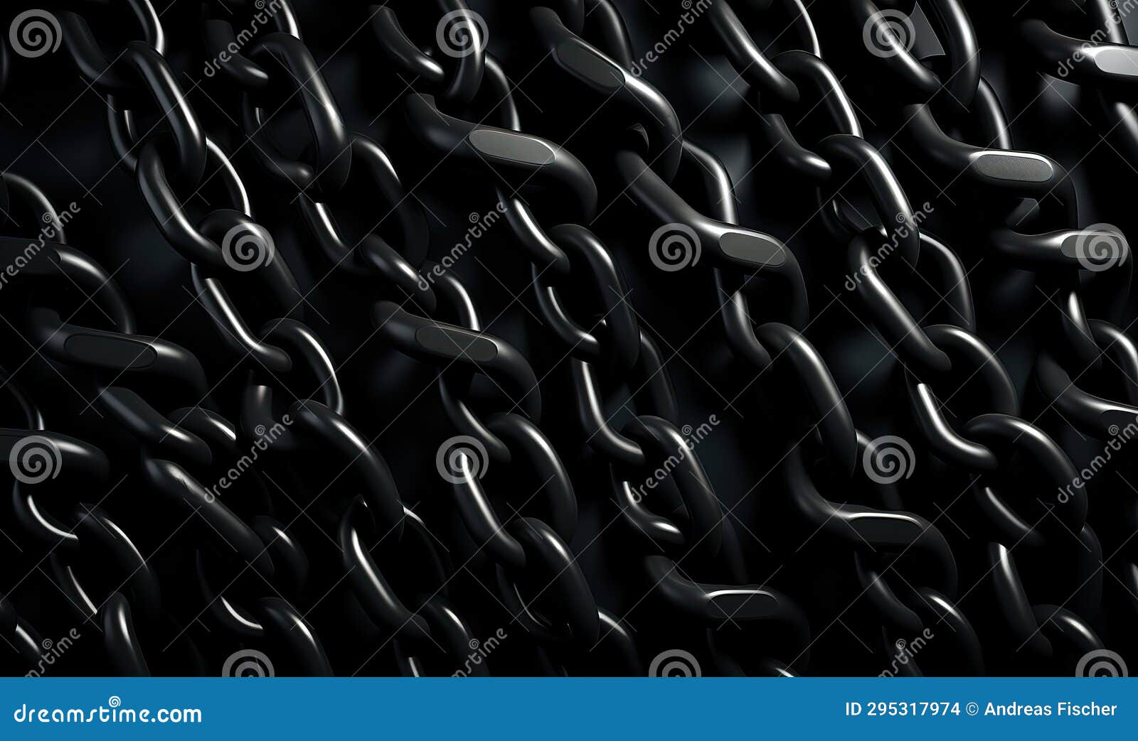 Abstract Dark Background, Connection of Chain Links. Stock Photo ...