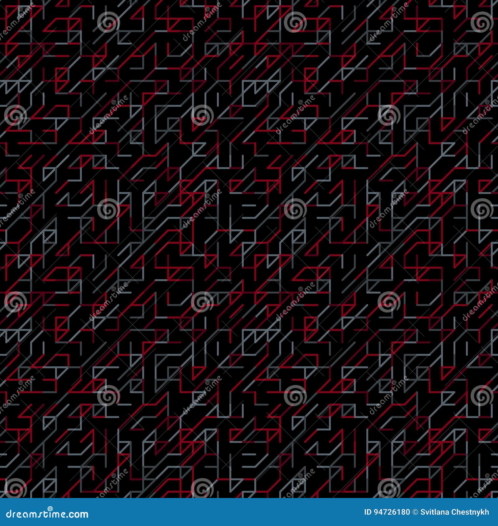 Abstract Dark Background Random Lines Pattern Stock Vector ...