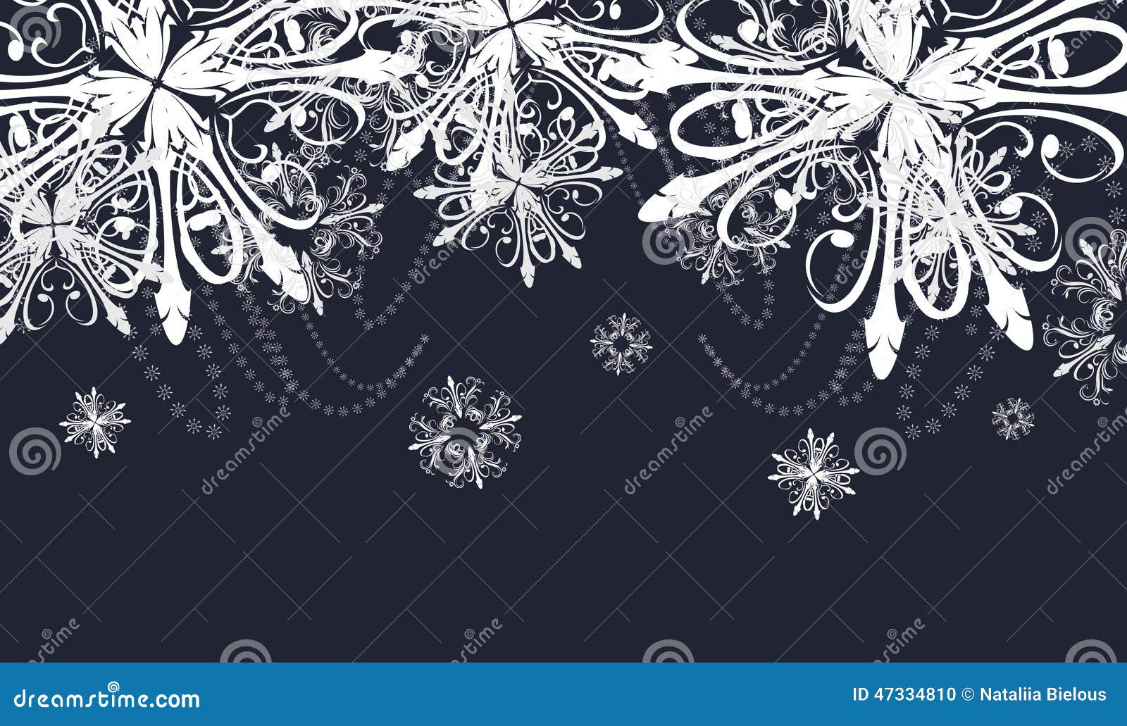 Abstract Dark Background with Snowflakes Stock Vector - Illustration of ...