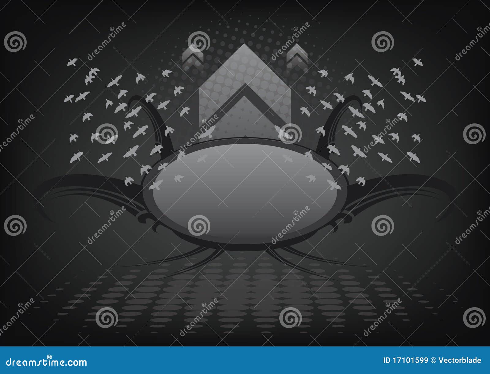 Abstract Dark Background Template Stock Vector - Illustration of ...