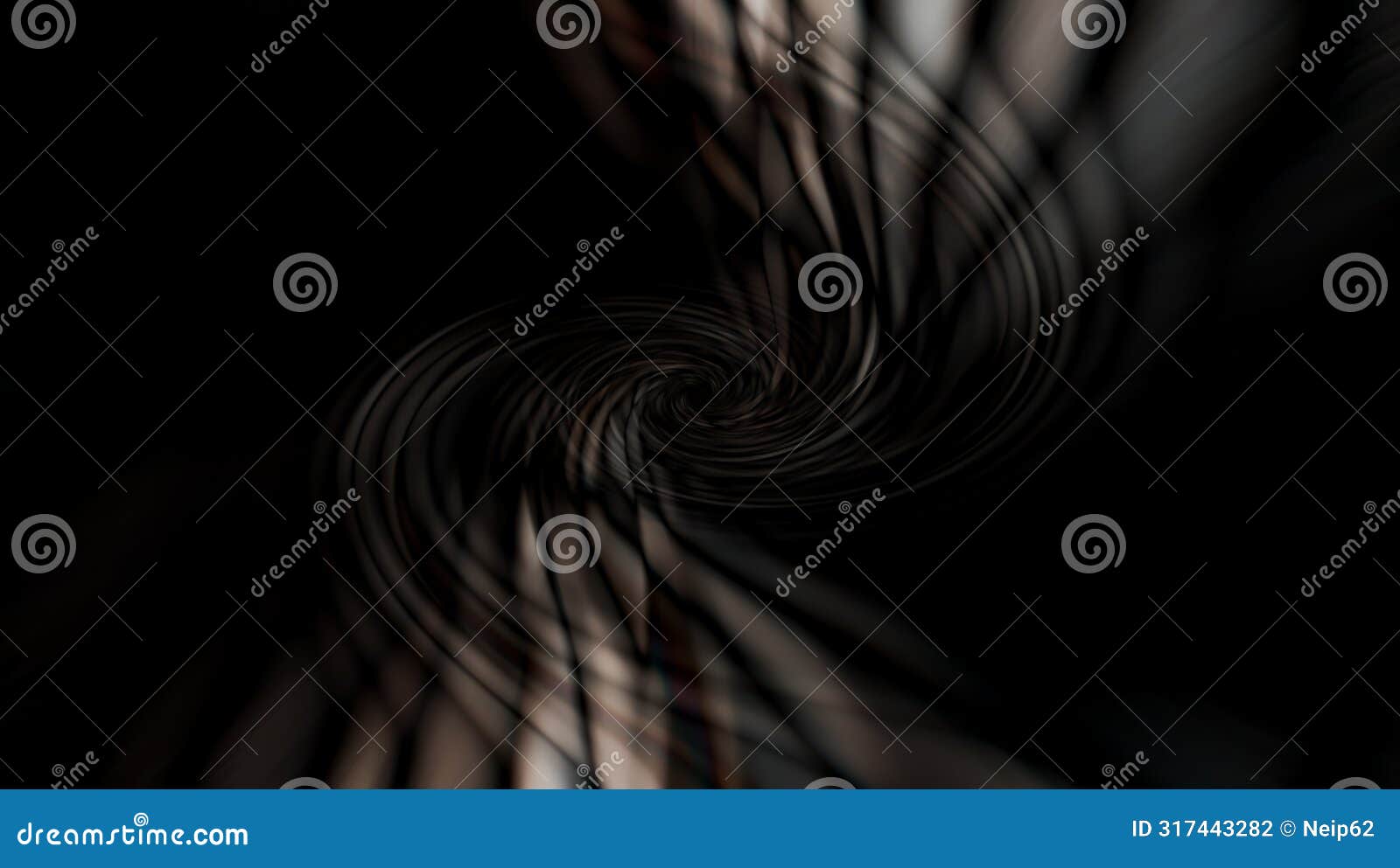 Abstract Dark Background with Vortex Silhouette in the Dark. Dark ...