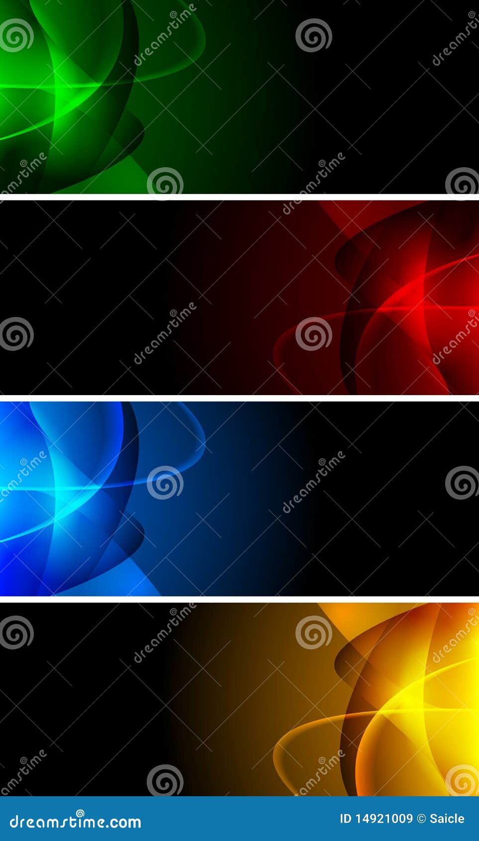 Abstract dark banners stock vector. Illustration of light - 14921009