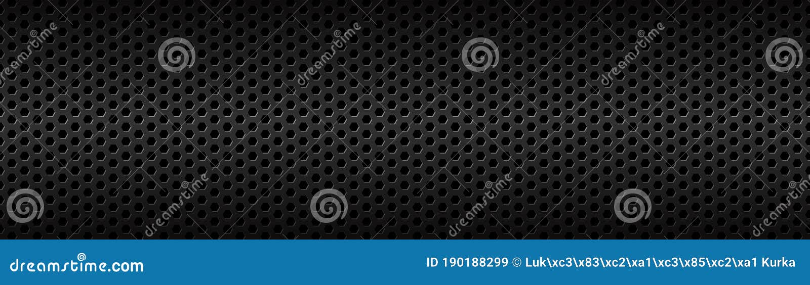 Abstract Dark Black Geometric Hexagonal Mesh Material Header ...