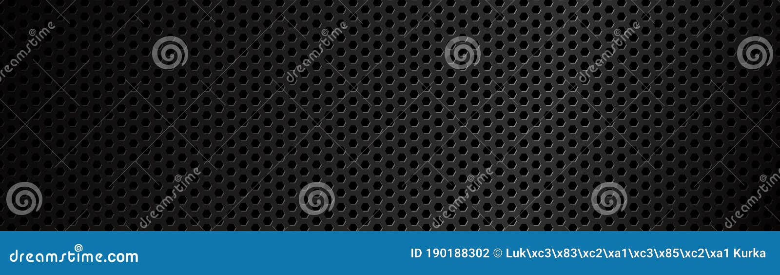Abstract Dark Black Geometric Hexagonal Mesh Material Header ...