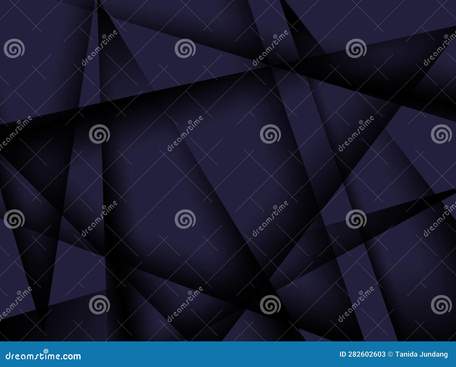 Abstract Dark Black Polygon Background Stock Illustration ...