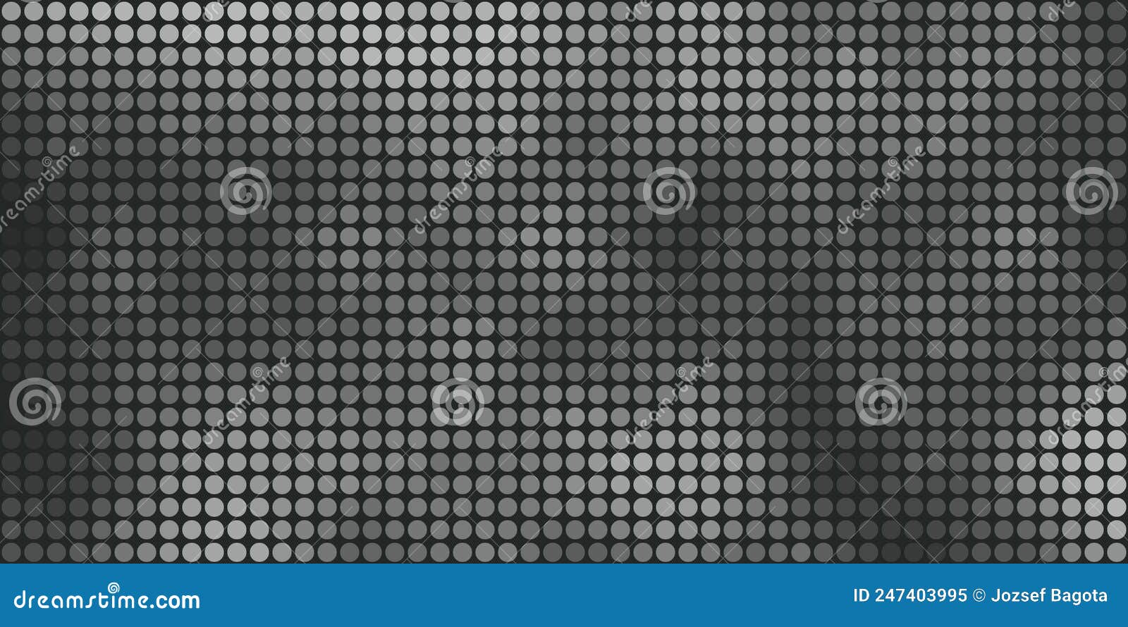 Abstract Dark Black and White Spotted Pixels Pattern with Random Shades ...
