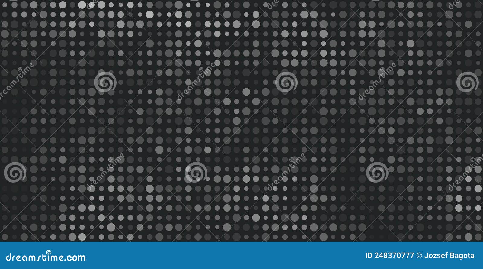Abstract Dark Black and White Spotted Pixels Pattern with Random Shades ...