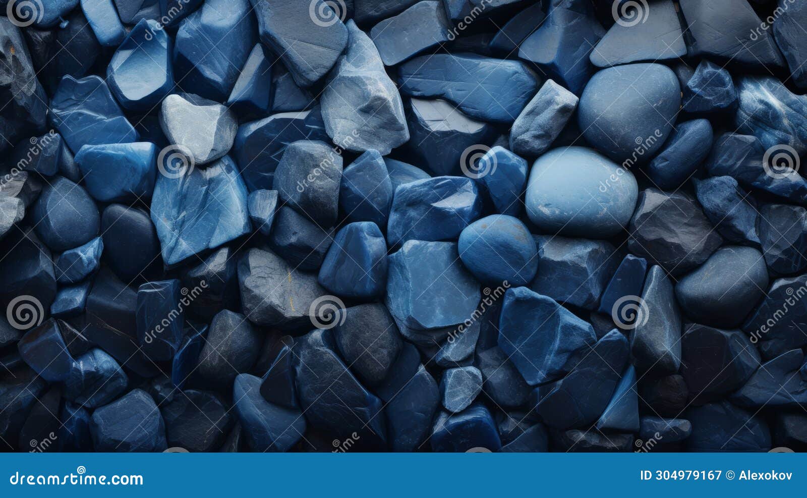 Abstract Dark Blue Background with Blue Stone Texture AI Generated ...