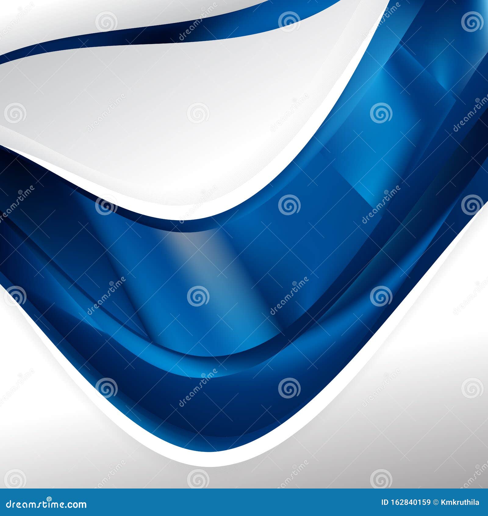 Abstract Dark Blue Background Design Template Stock Vector ...