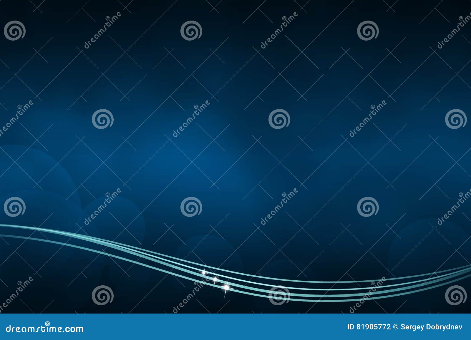 Abstract Dark Blue Background with Lines at the Bottom Stock ...