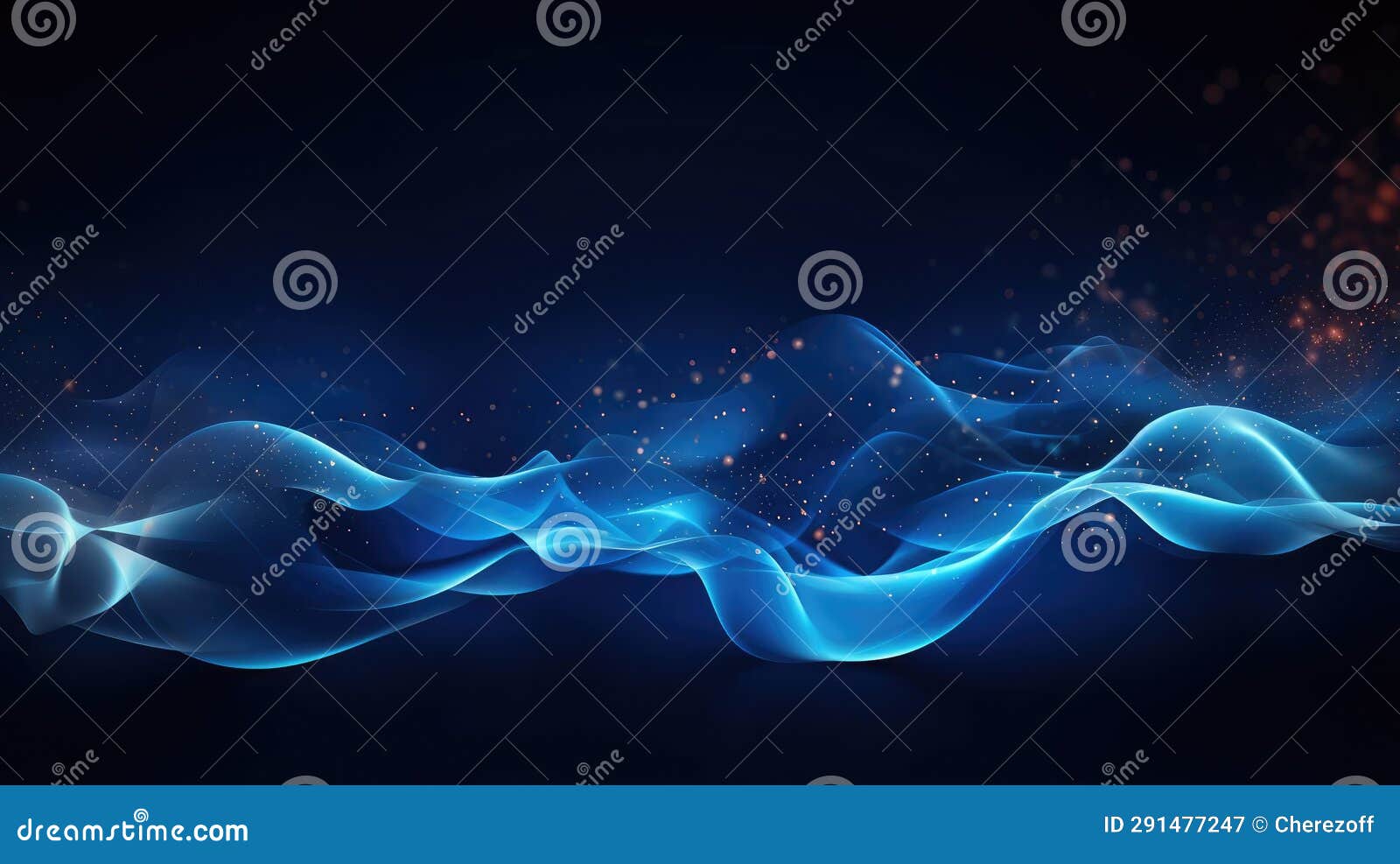 Abstract Background of Lines and Luminous Elements Stock Illustration ...