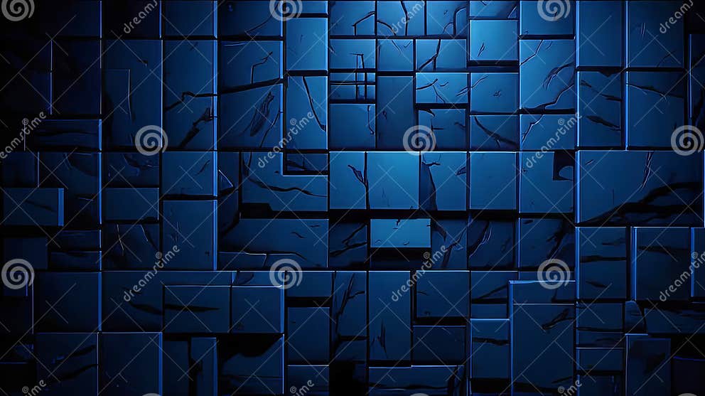 Abstract Dark Blue Background, Statistical Resampling Data Sci-fi ...