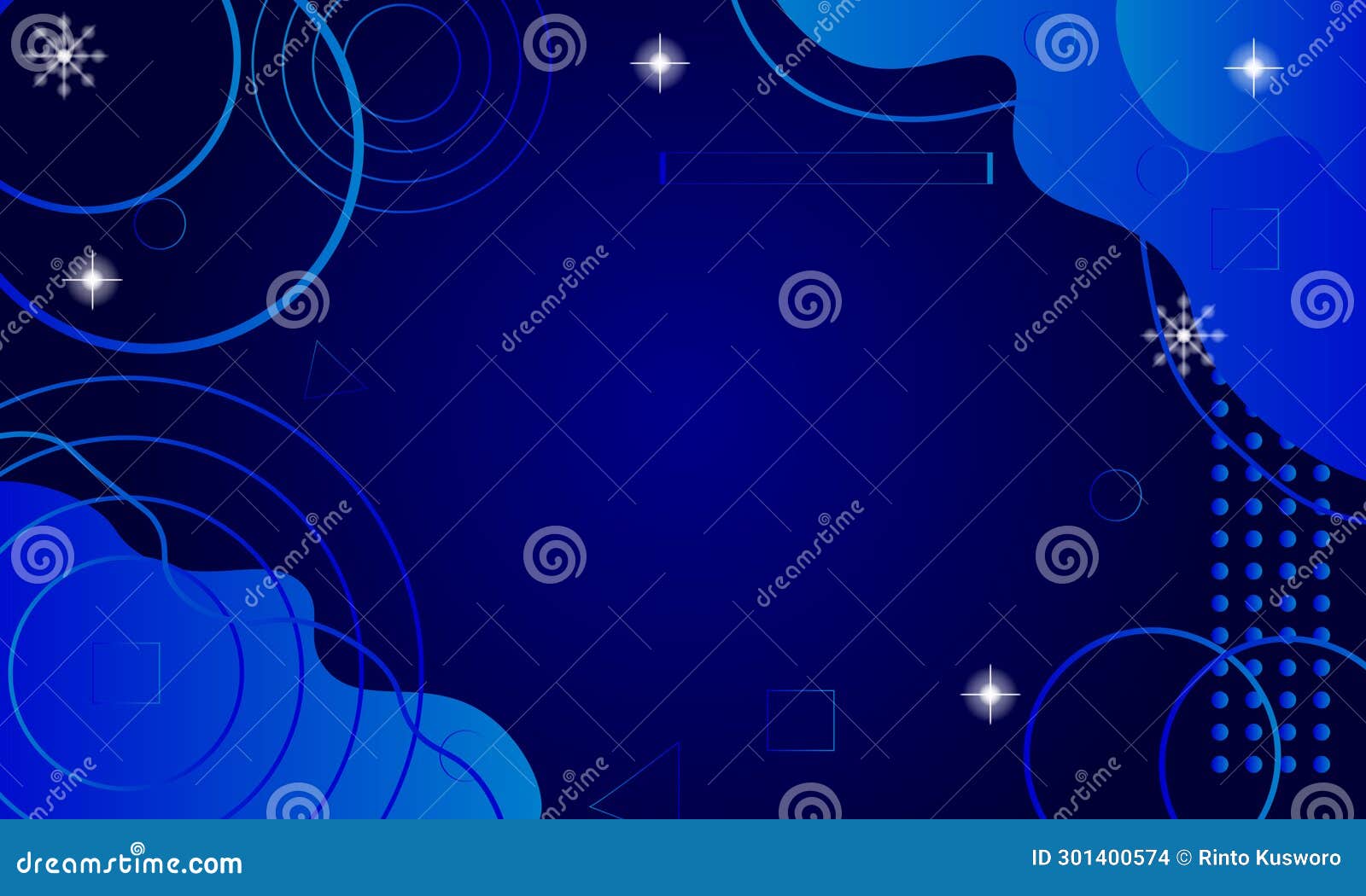 Abstract Dark Blue Banner and Background. Stock Illustration ...