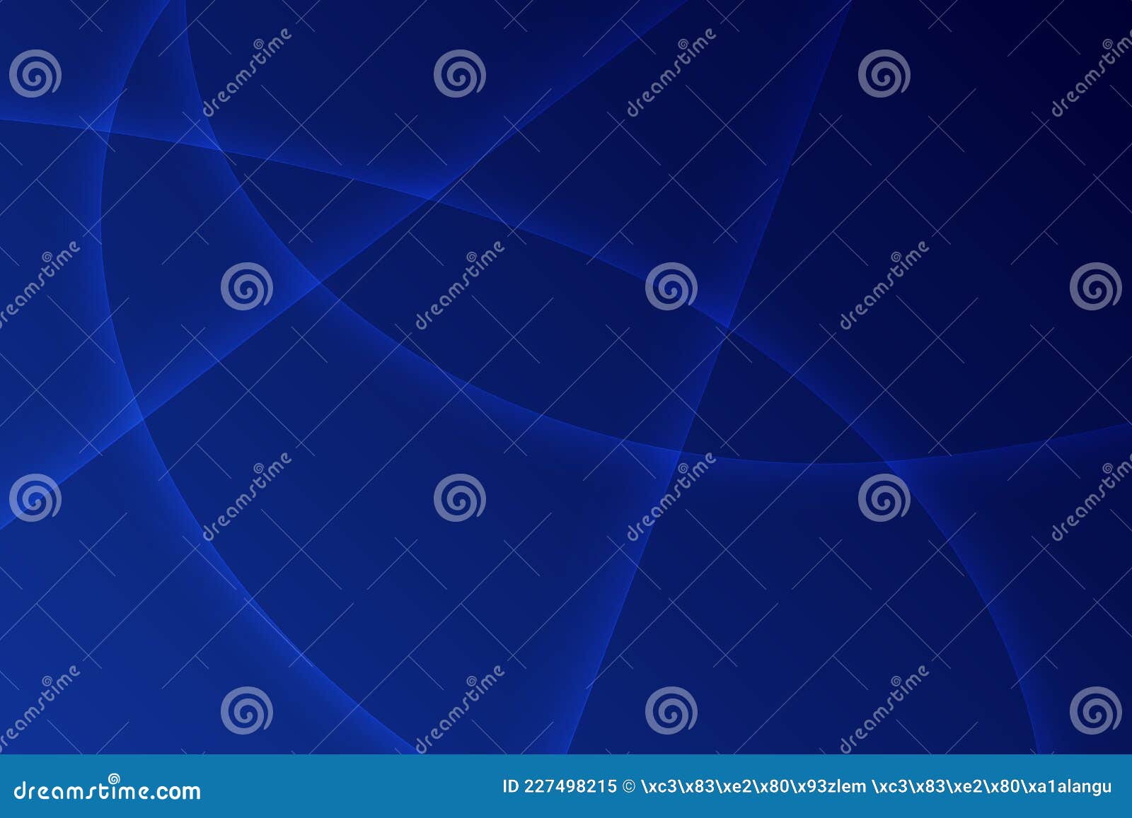Abstract Dark Blue Blurred Gradient Background with Bokeh, Vector ...