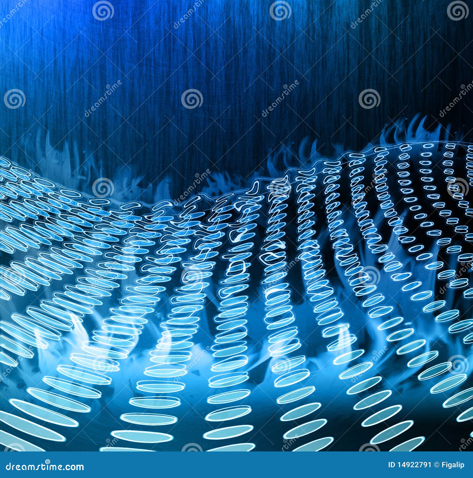 Abstract Dark Blue Burning Field Stock Illustration - Illustration of ...