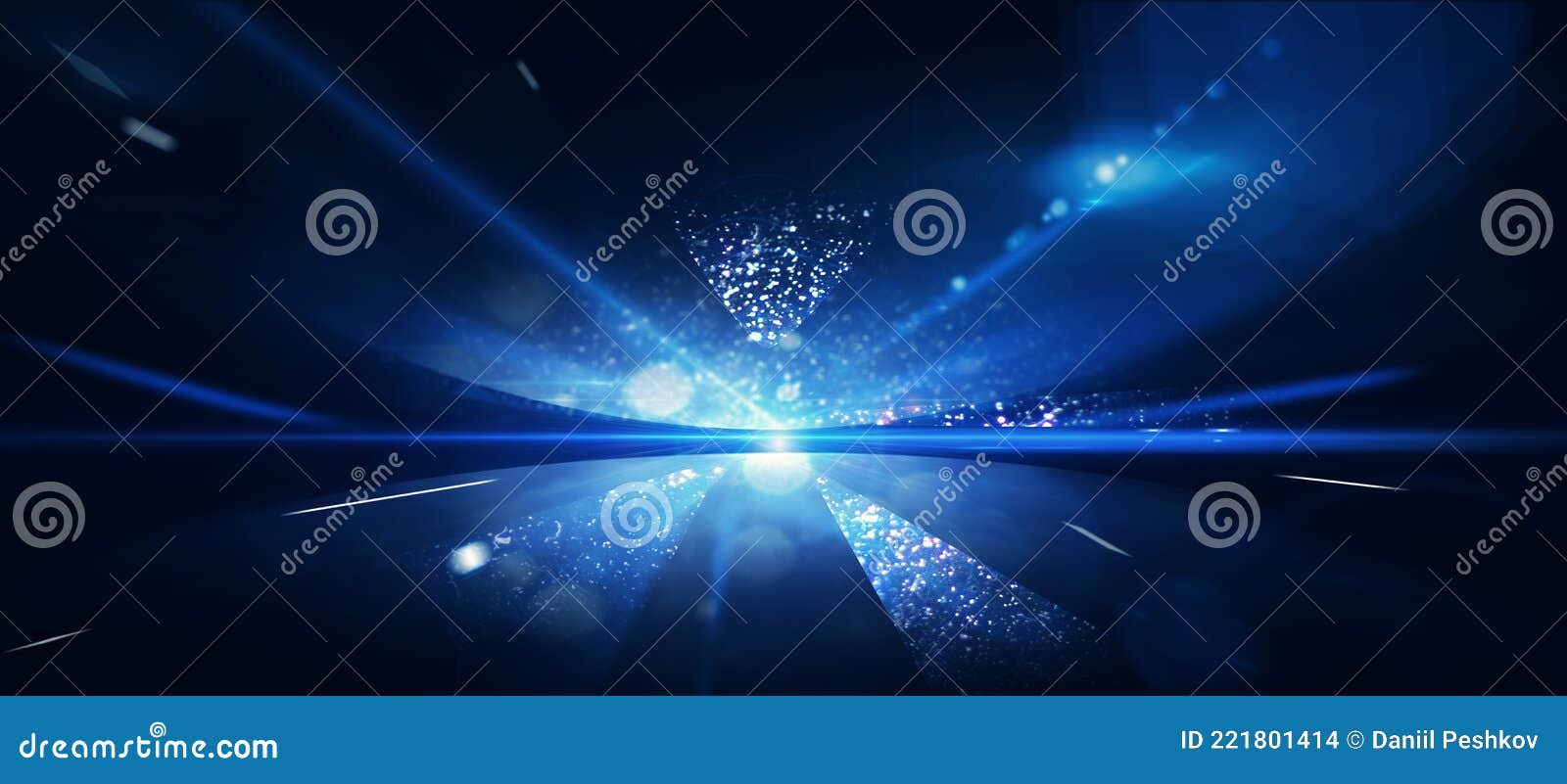 Abstract Blue Cosmos Background Wallpaper Stock Illustration ...