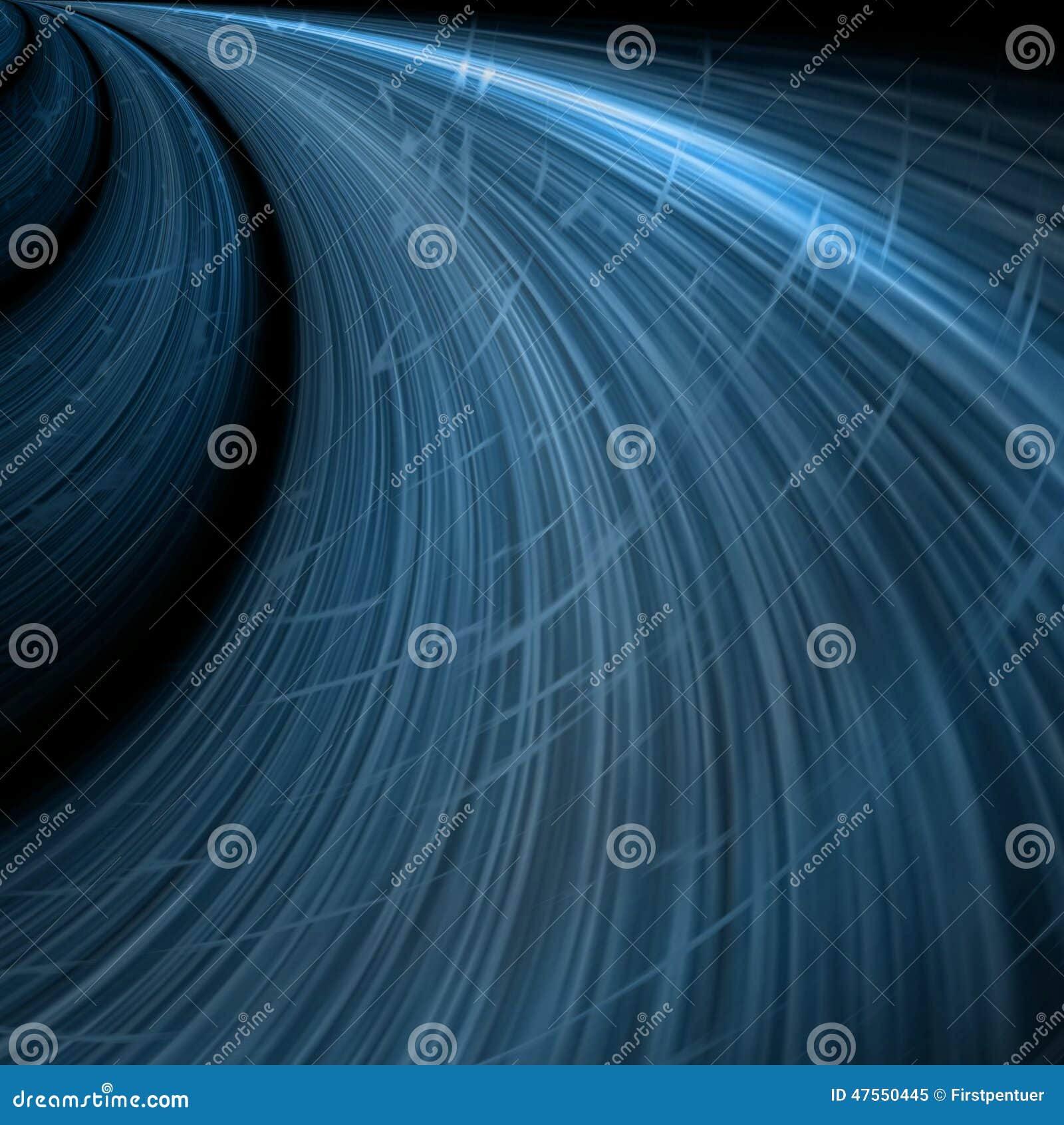 Abstract Dark Blue Curved Rays Background Stock Illustration ...