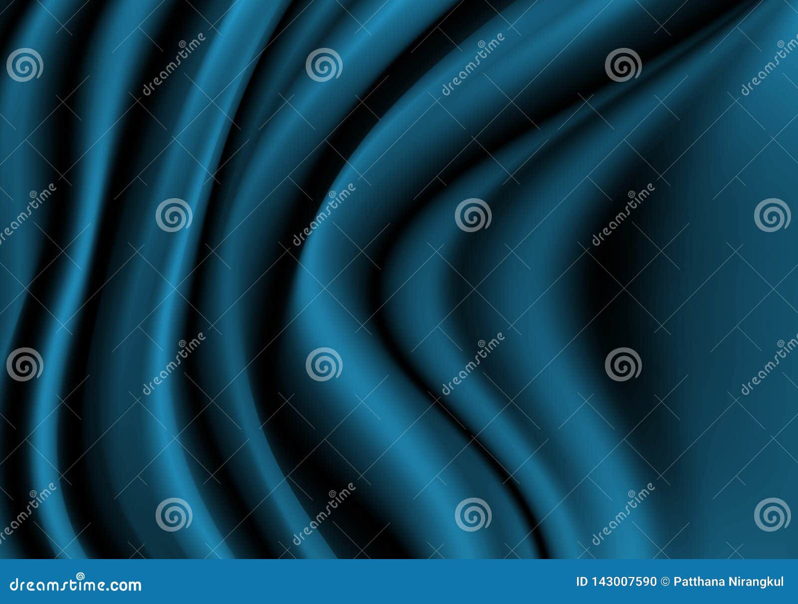 Abstract Dark Blue Fabric Satin Wave Luxury Background Vector Stock ...