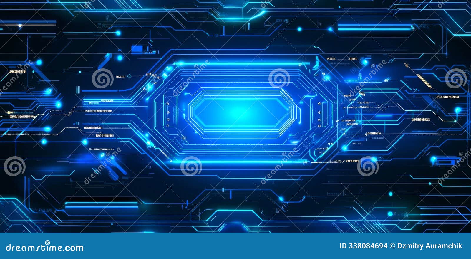 An Abstract Dark Blue Futuristic Grid Pattern for Digital Technology ...