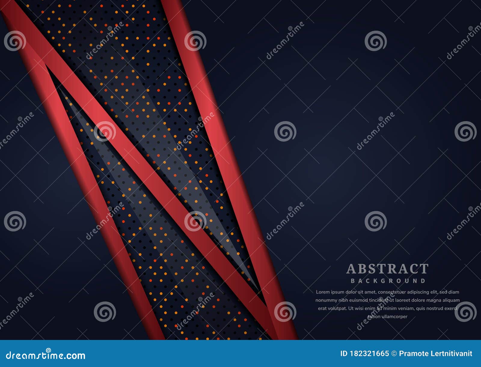 Abstract Dark Blue Geometric Overlapping Layer with Border Red with ... Abstract Dark Blue Geometric Overlapping Layer with Border Red with ...